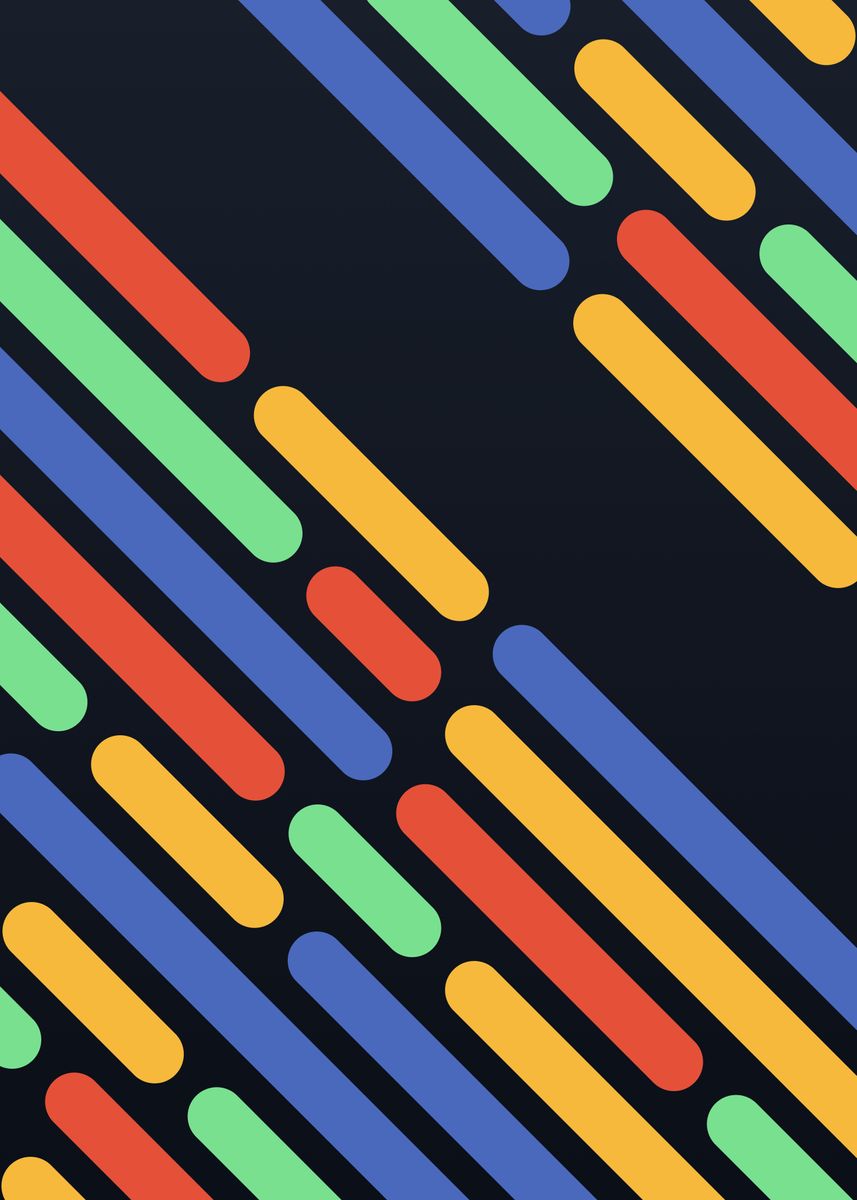 'Abstract Duplicate' Poster, picture, metal print, paint by Wisnu ...