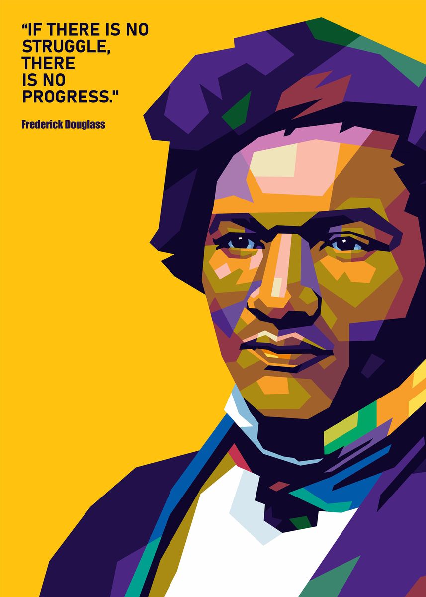 'Frederick Douglass' Poster, picture, metal print, paint by Erick Sato ...