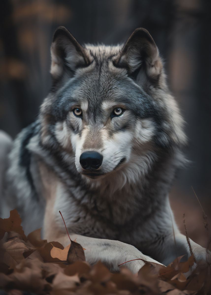 'Majestic Wolf' Poster, picture, metal print, paint by Zooscape ...