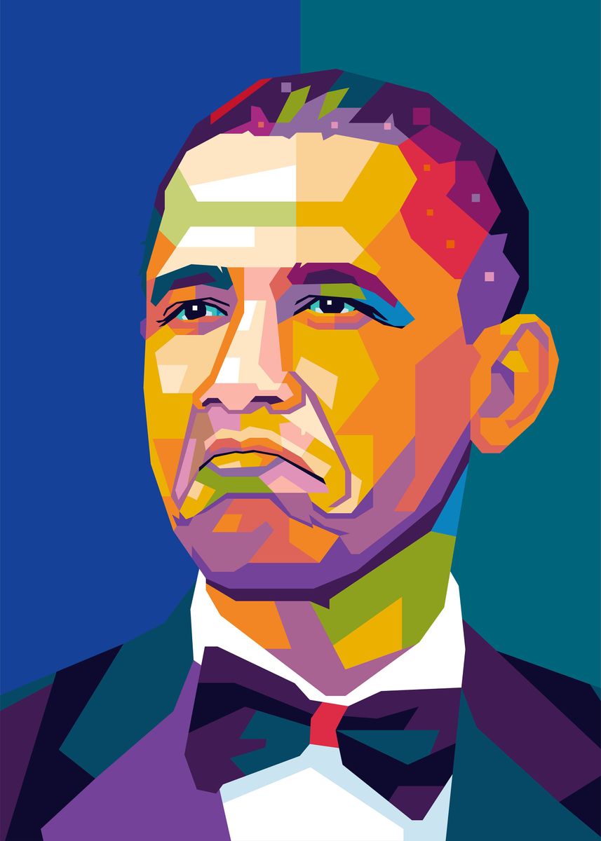 'OBAMA MEME' Poster, picture, metal print, paint by Muifatin | Displate