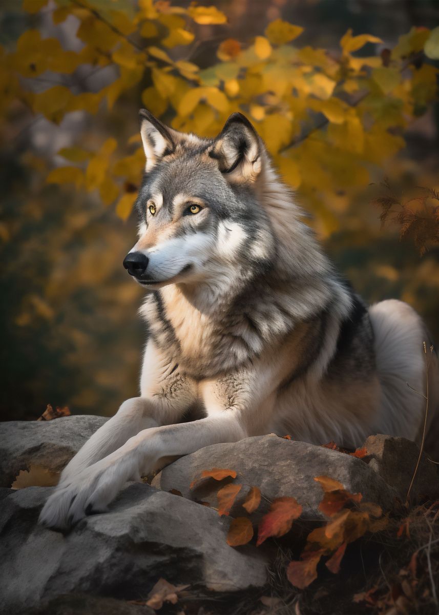 'Wild Wolf' Poster, picture, metal print, paint by Zooscape Wildlife ...