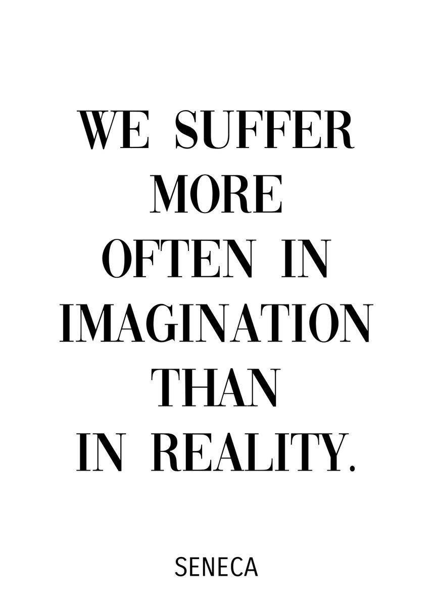 'Seneca Quote ' Poster, picture, metal print, paint by DIMS | Displate