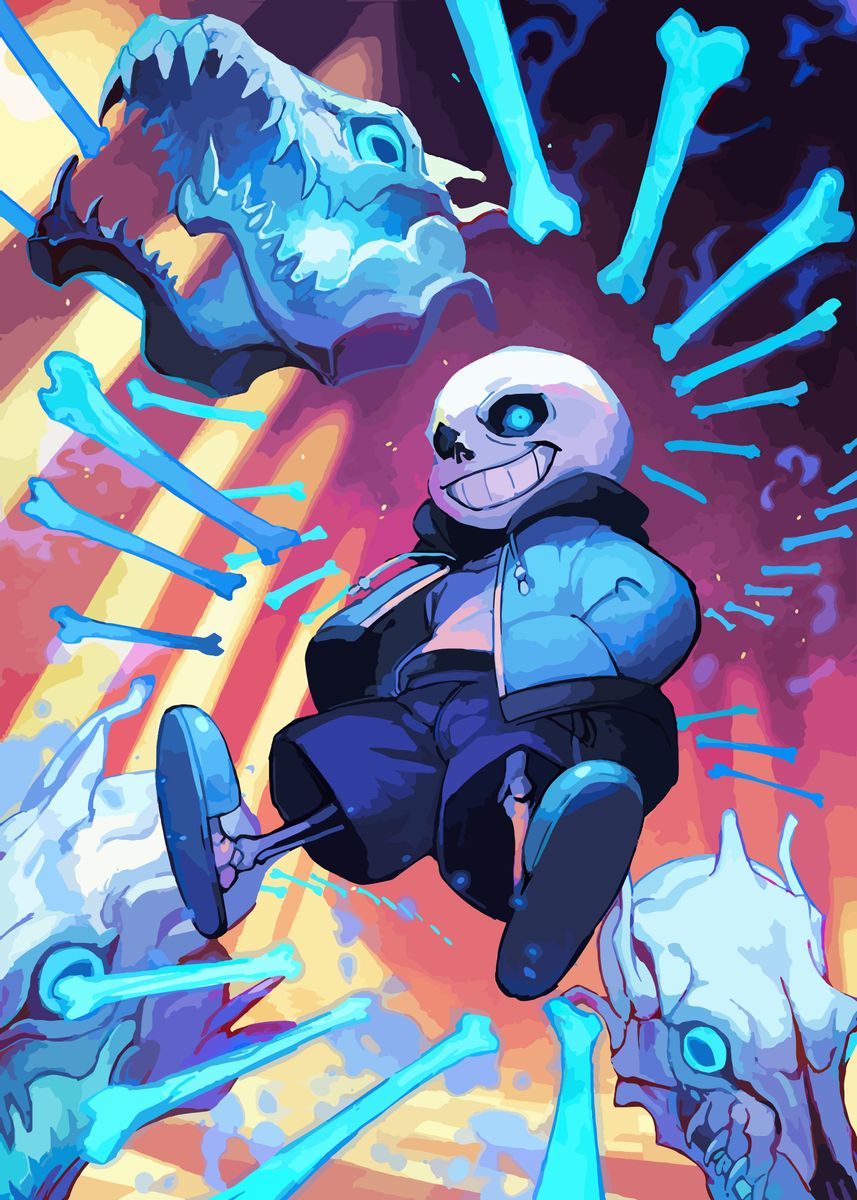 'undertale' Poster, picture, metal print, paint by Co Bolo | Displate