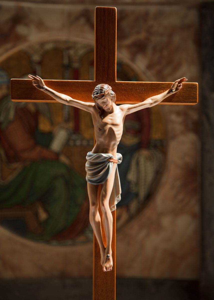 'The Christ Figure' Poster, picture, metal print, paint by Stephen ...