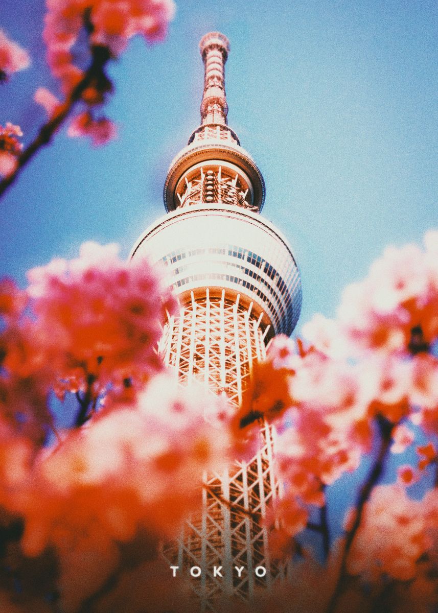 'Tokyo' Poster, picture, metal print, paint by Visitify | Displate