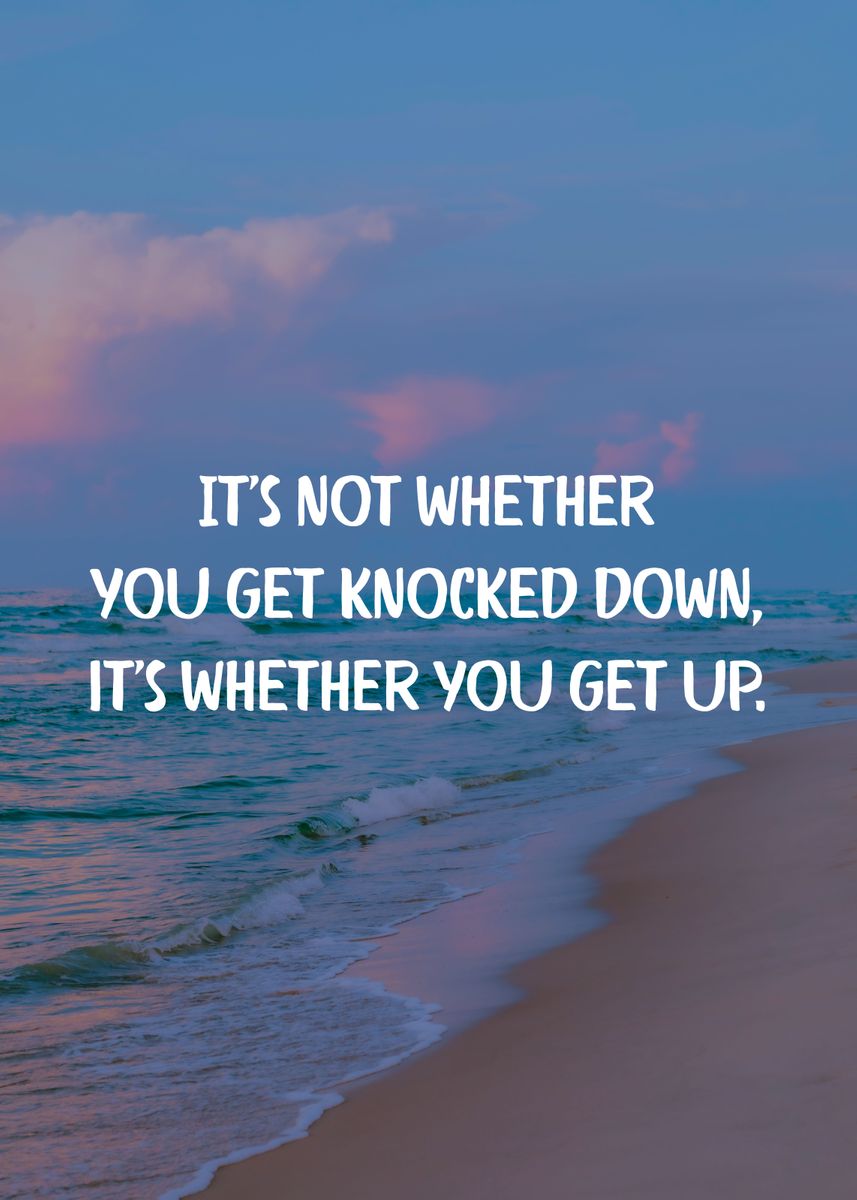 'Get Up' Poster, picture, metal print, paint by Naui Art | Displate