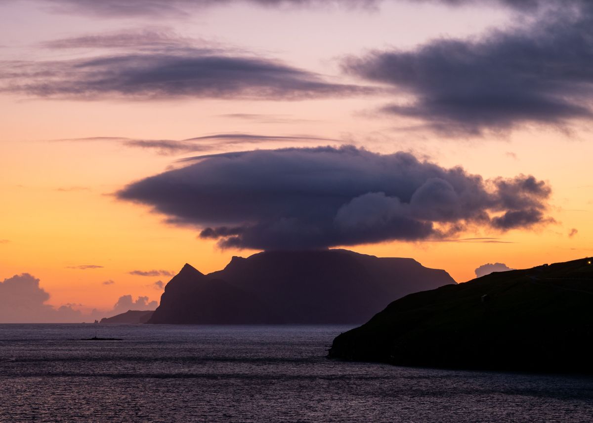 'Sunset on Faroe Islands' Poster by Beata Tabak | Displate