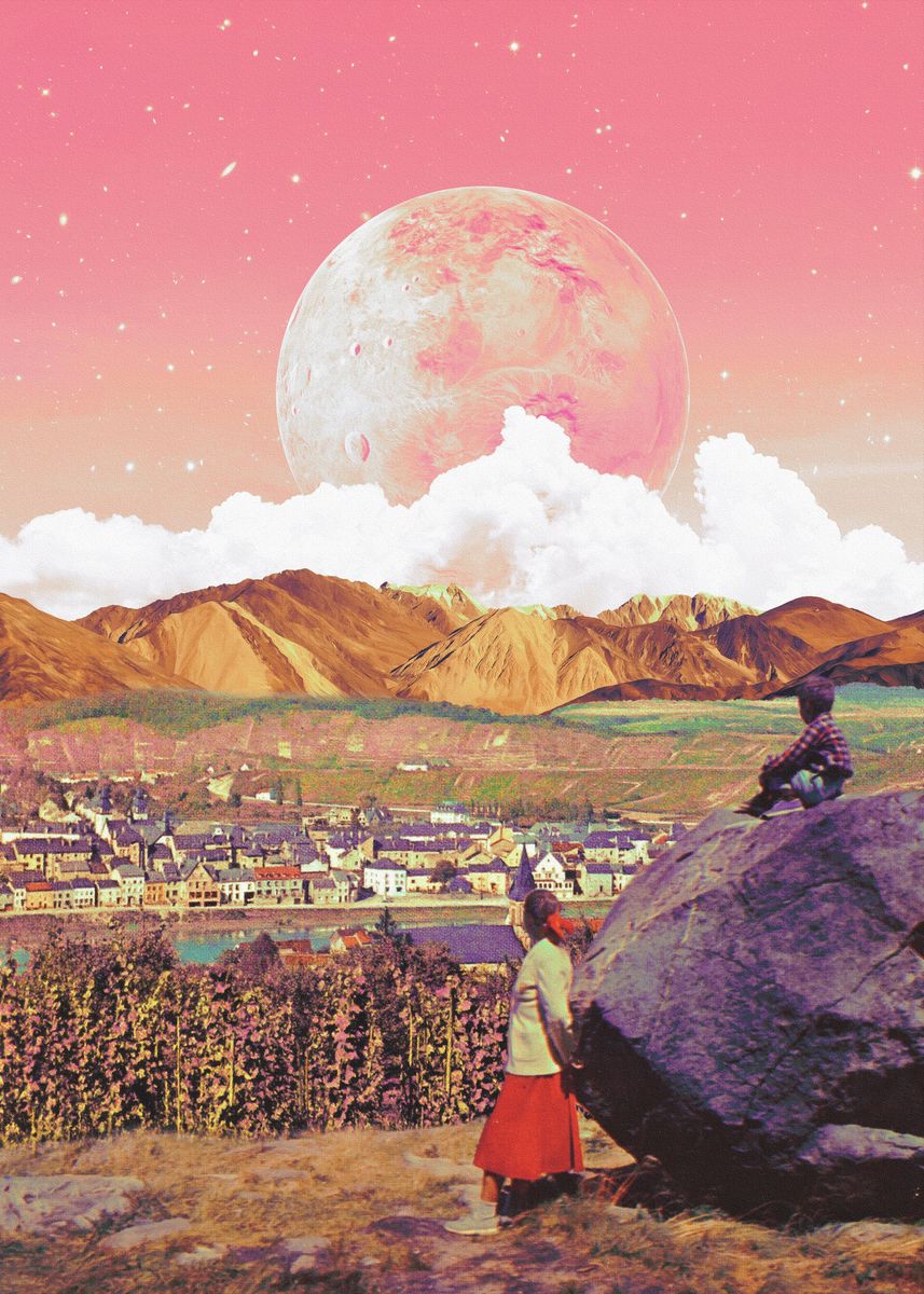 'Our New Home' Poster, picture, metal print, paint by Jess Gaspar ...