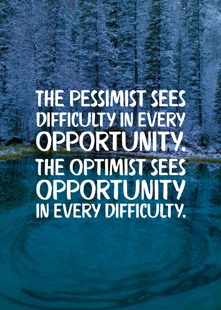 'Be Optimist' Poster, picture, metal print, paint by Naui Art | Displate