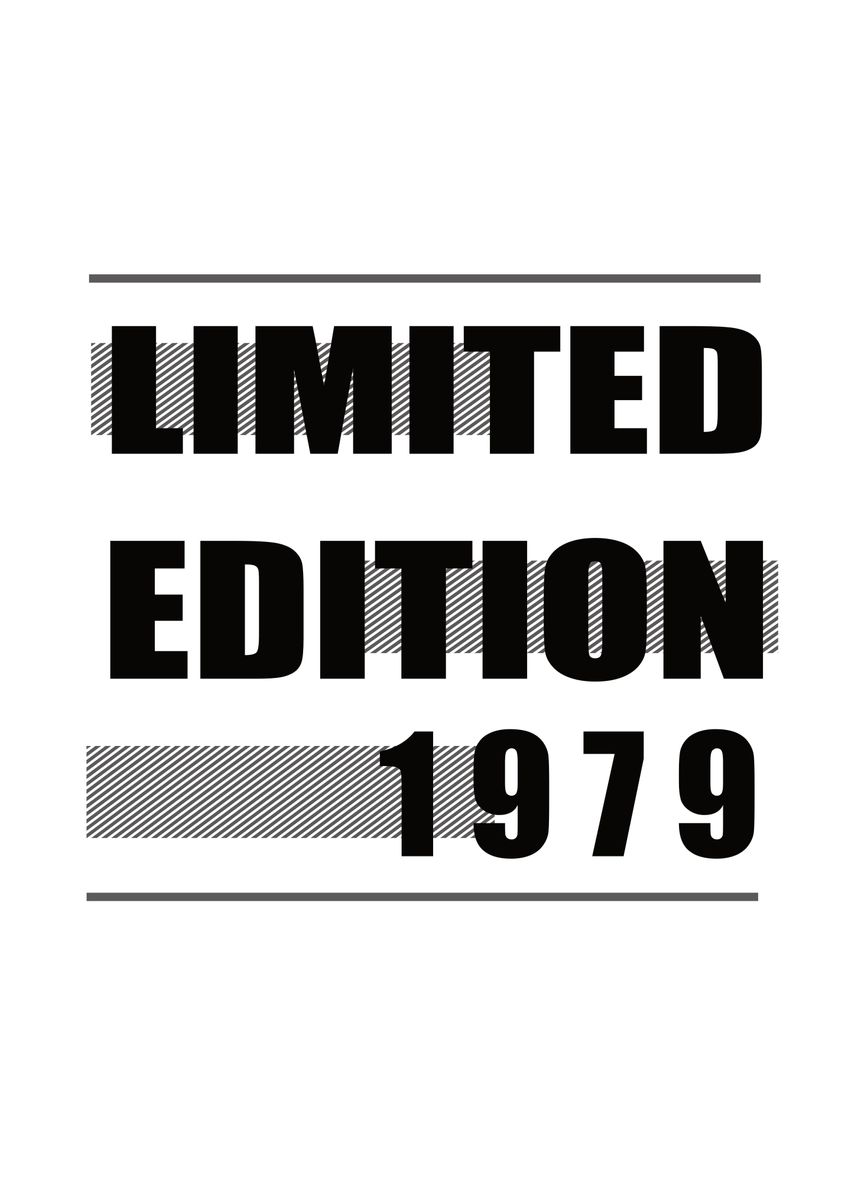 'Limited Edition 1979' Poster by Steven Zimmer | Displate