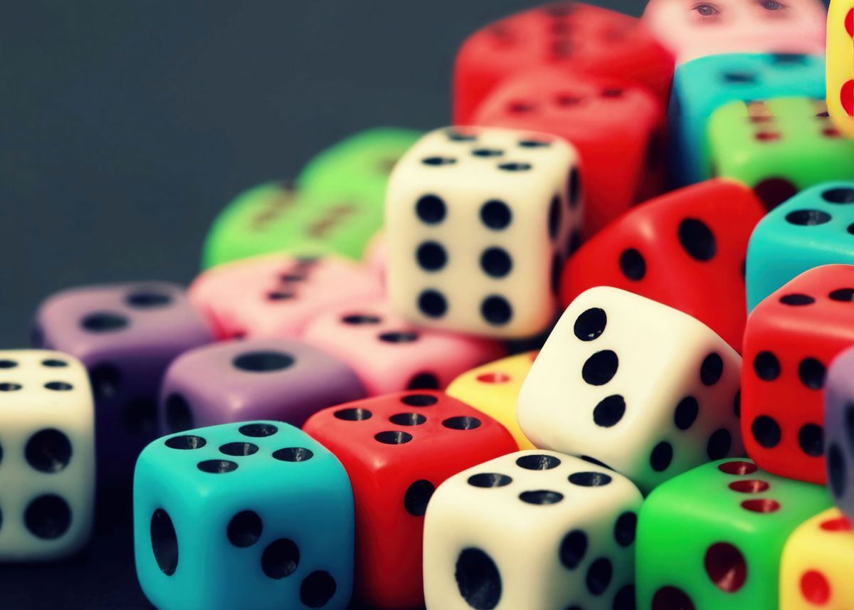 'Much of Dices' Poster by vibes design | Displate