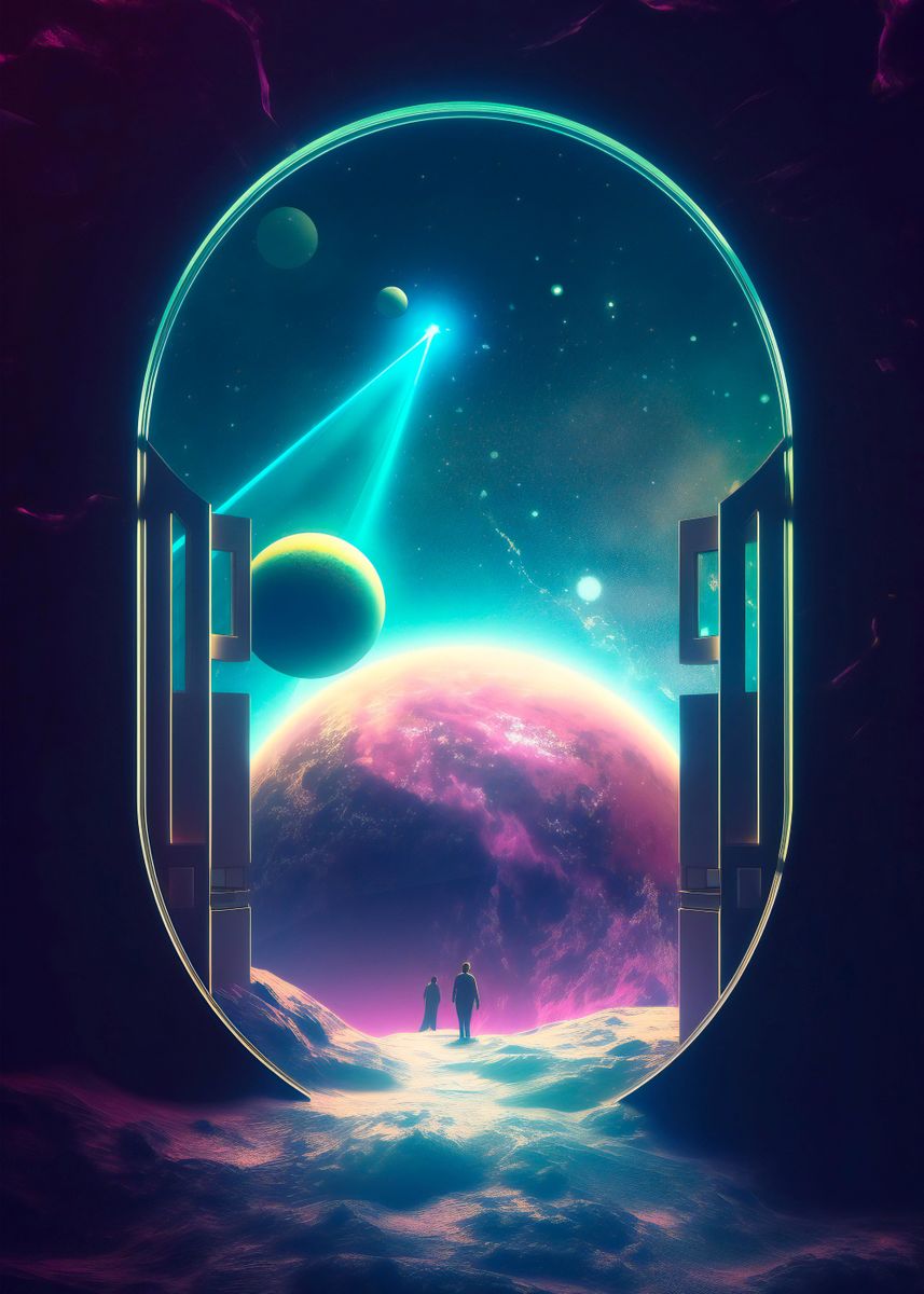 'Celestial Chronicles' Poster by Transcendance | Displate