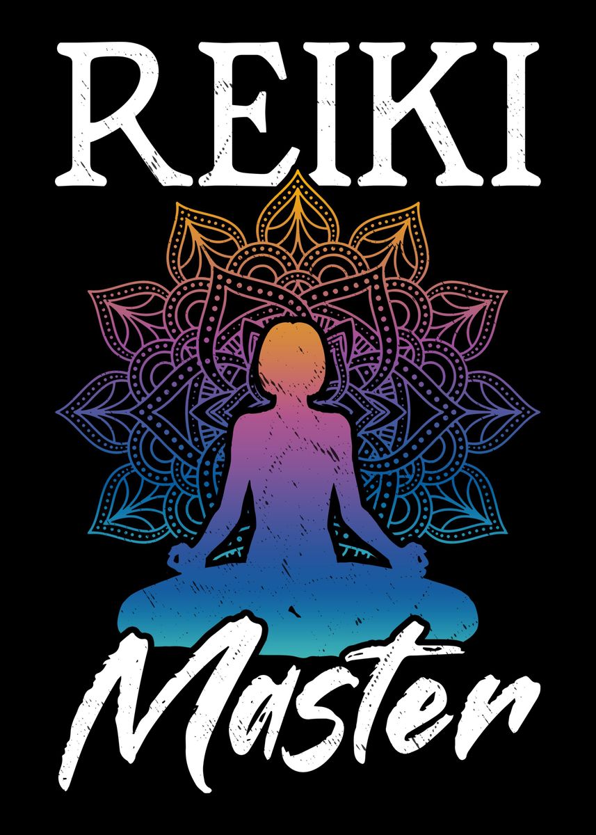 'Reiki Master Chakra' Poster, picture, metal print, paint by ...