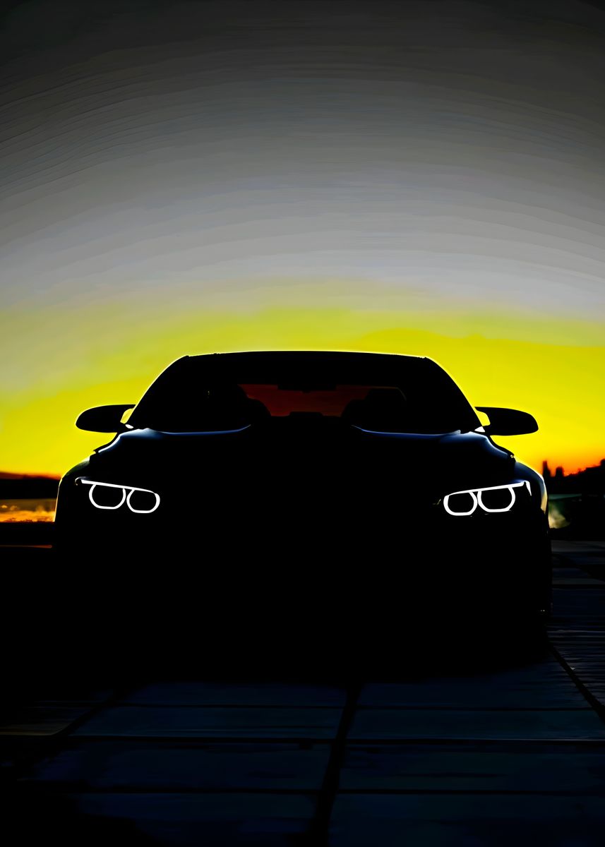 'Cars' Poster, picture, metal print, paint by Alex Morgan | Displate