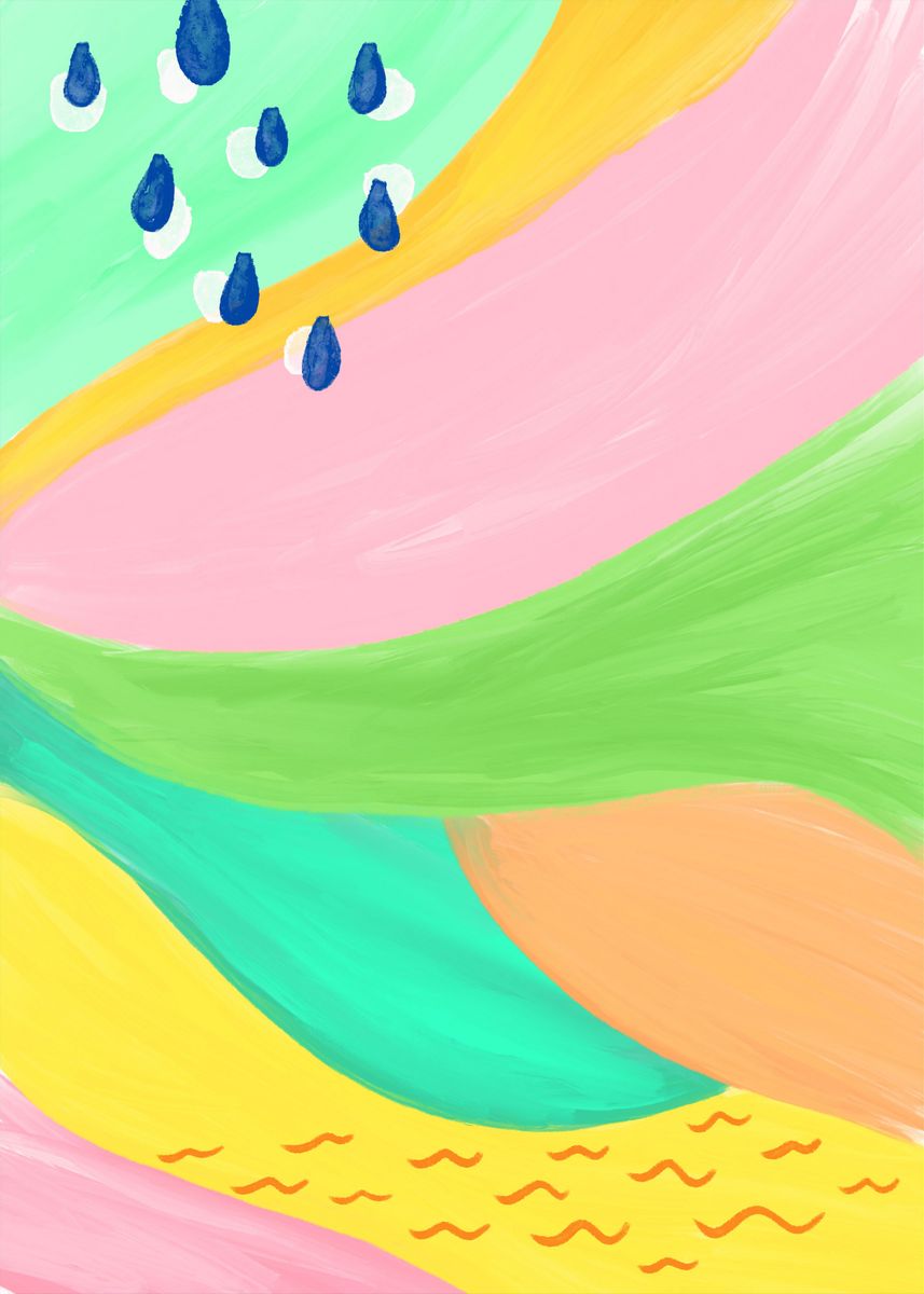 'Circle Life Of Water' Poster by Gokan Redoulse | Displate