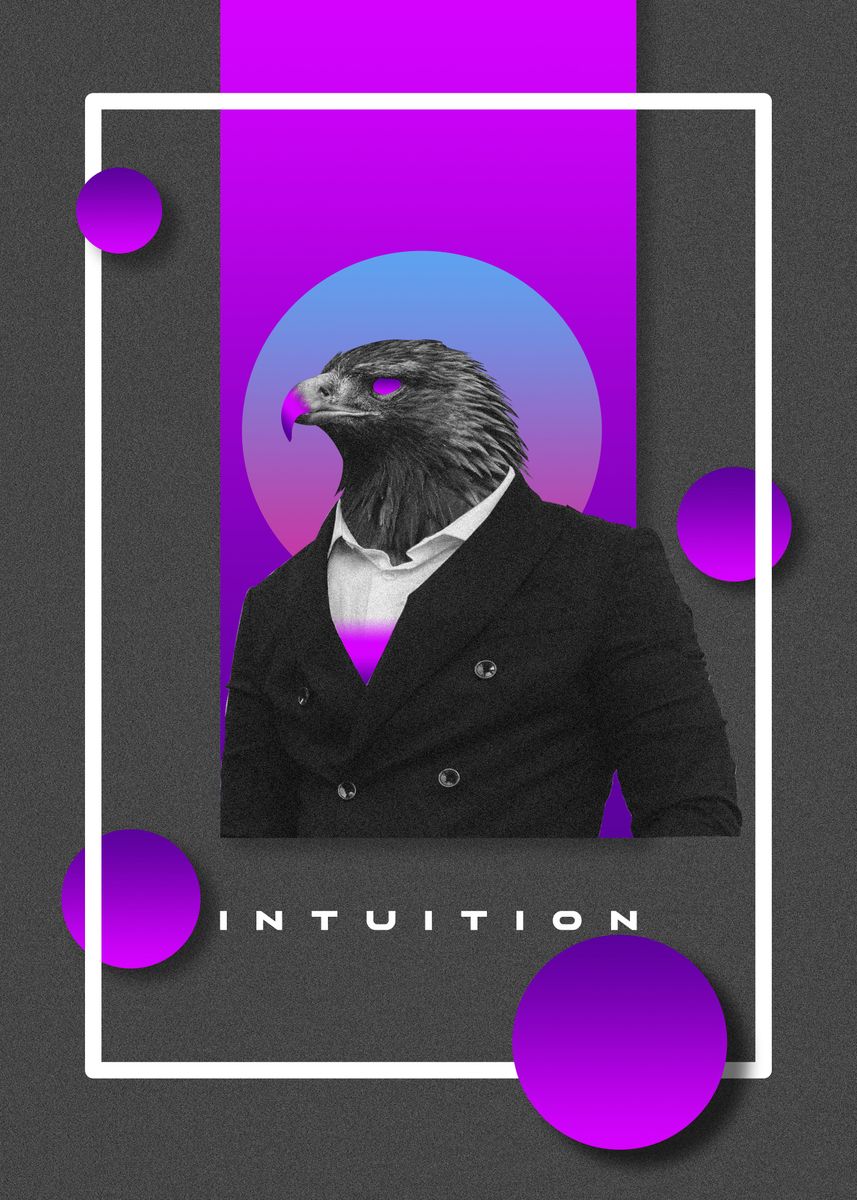 'Symbol of Intuition' Poster, picture, metal print, paint by Adiodec ...
