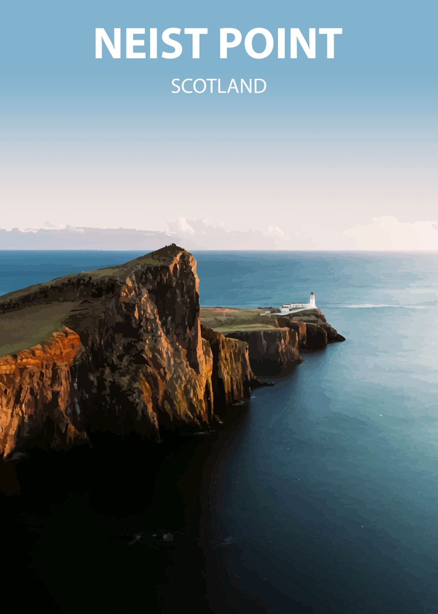 'Neist Point Scotland' Poster, picture, metal print, paint by Explore ...
