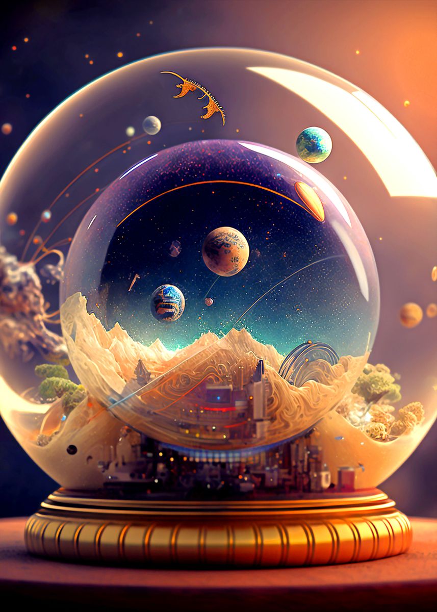 'Crystal Ball' Poster by Nemory Artist | Displate