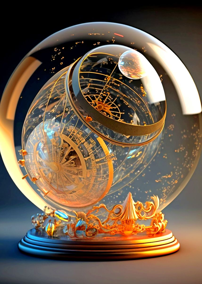 'Crystal Ball' Poster, picture, metal print, paint by Nemory Artist ...