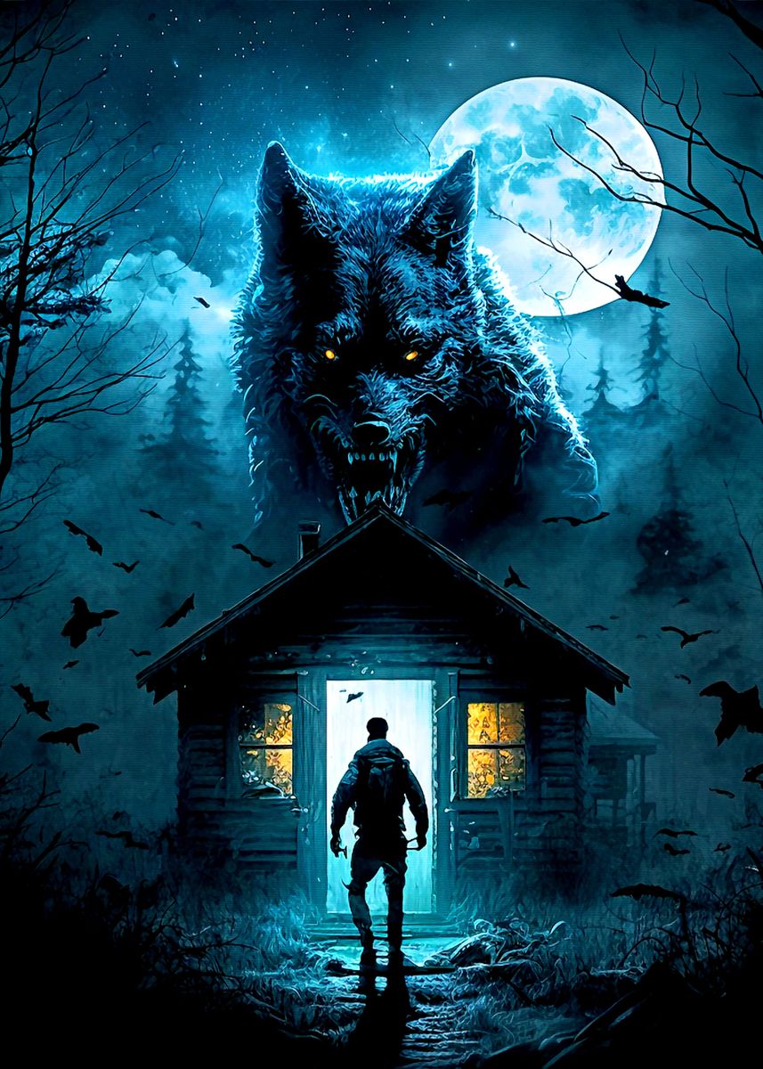 'Wolf' Poster, picture, metal print, paint by Rane Acer | Displate