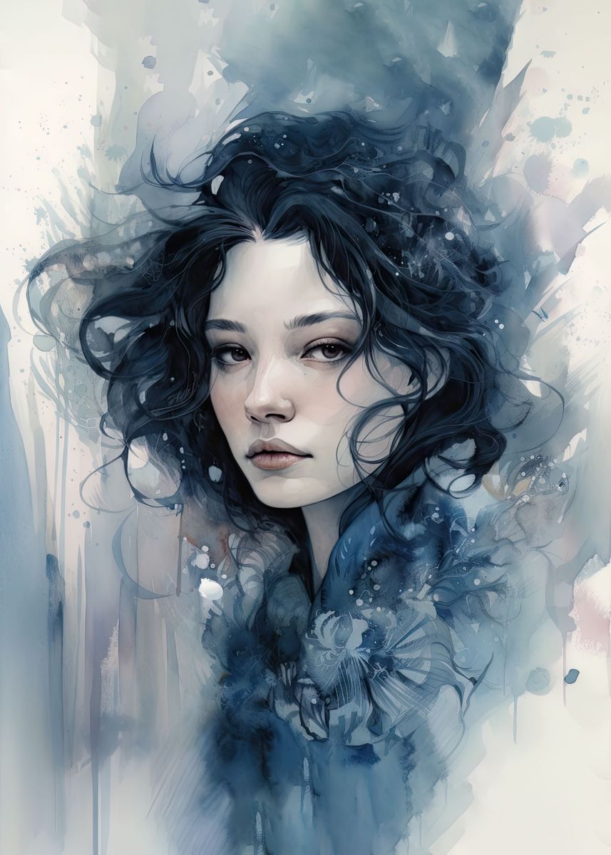 'Azure' Poster by Michael Strevens | Displate