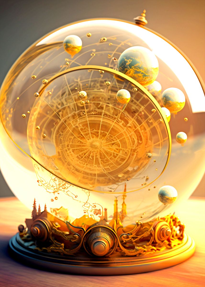 'Crystal Ball' Poster, picture, metal print, paint by Nemory Artist ...