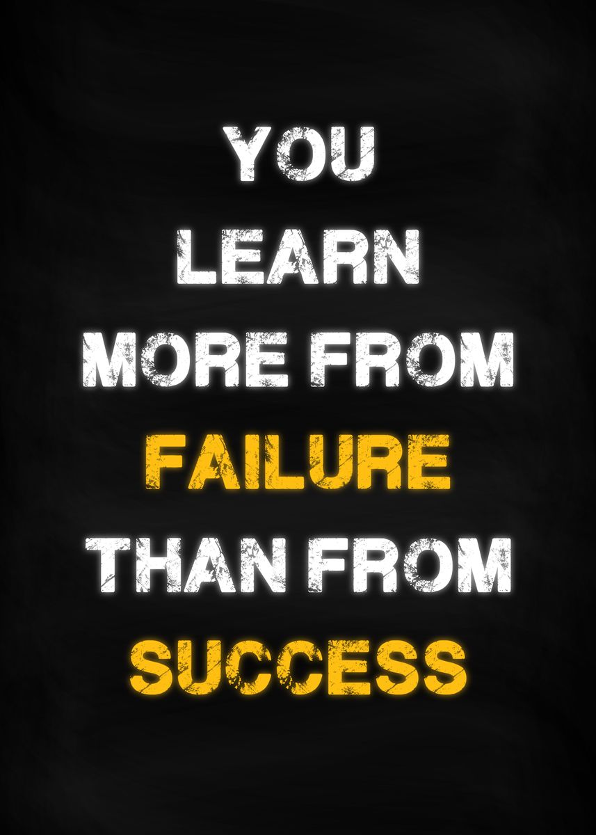 'Motivation Learn Success' Poster, picture, metal print, paint by ...