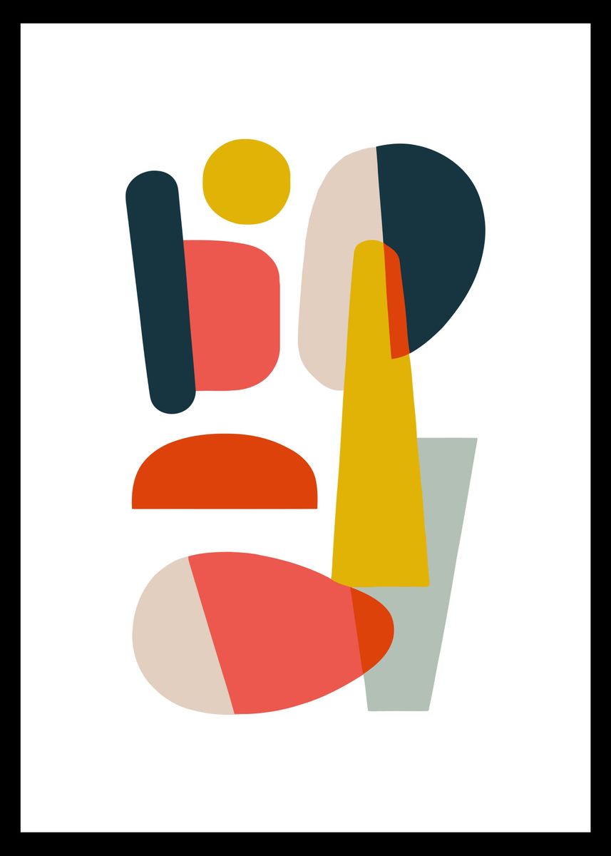 'Geometric Abstract' Poster by Nae | Displate