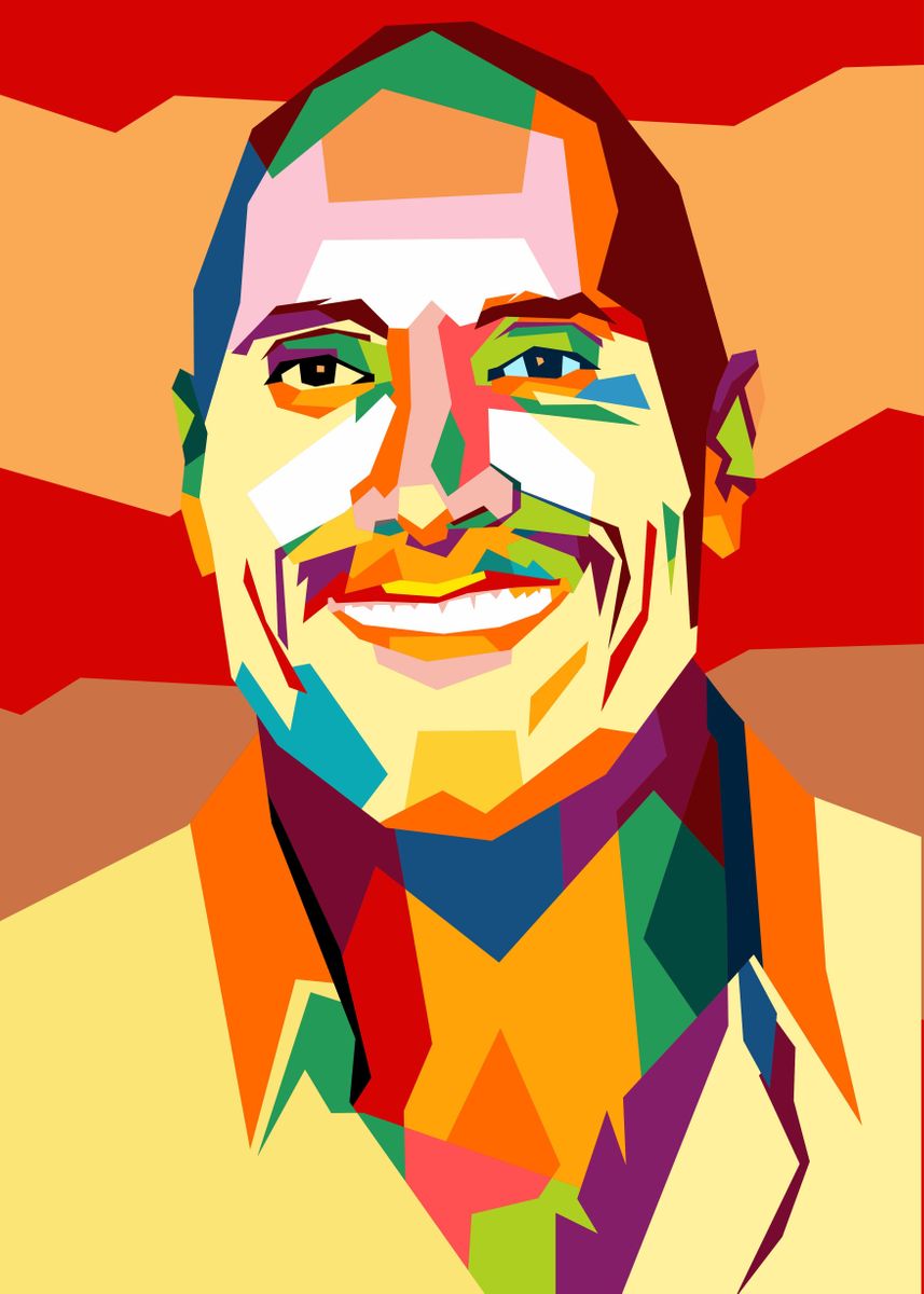 'The Rock pop art' Poster, picture, metal print, paint by wahyudien ...