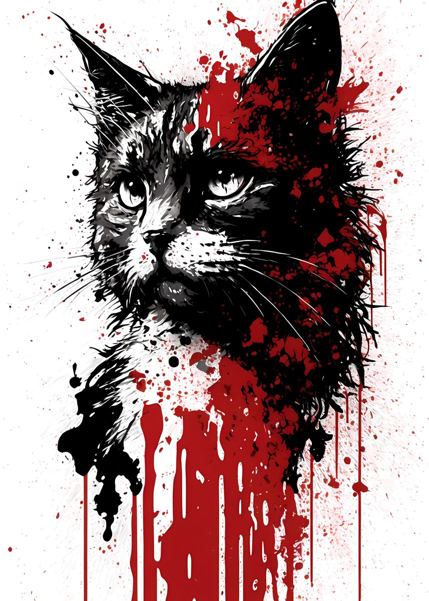 'American Bobtail Portrait' Poster by TortillaChief | Displate