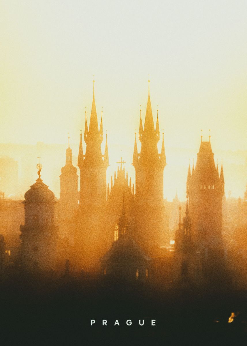 'Prague' Poster by Visitify | Displate