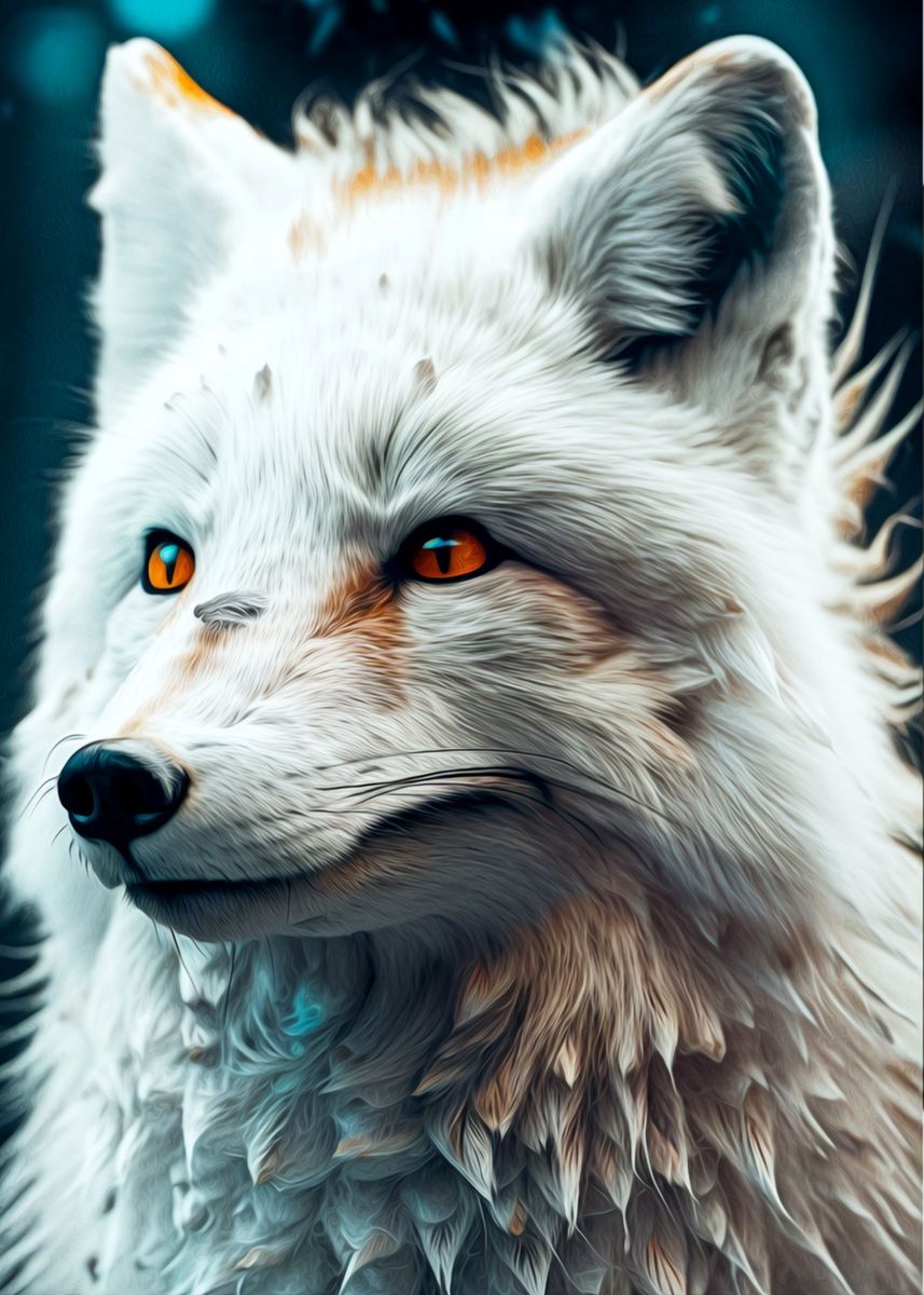 'Fantasy Fox' Poster, picture, metal print, paint by dnland thane ...