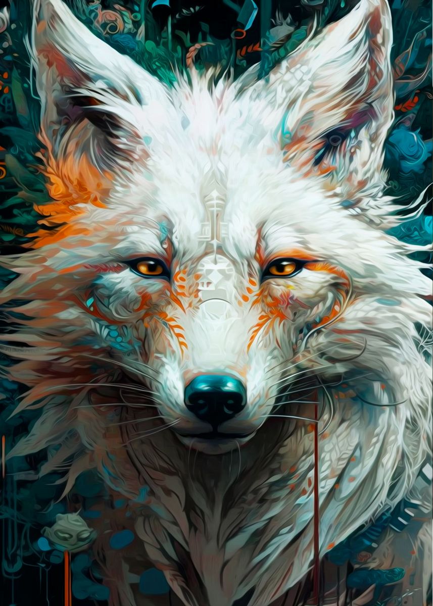 'Fantasy Fox' Poster, picture, metal print, paint by dnland thane ...