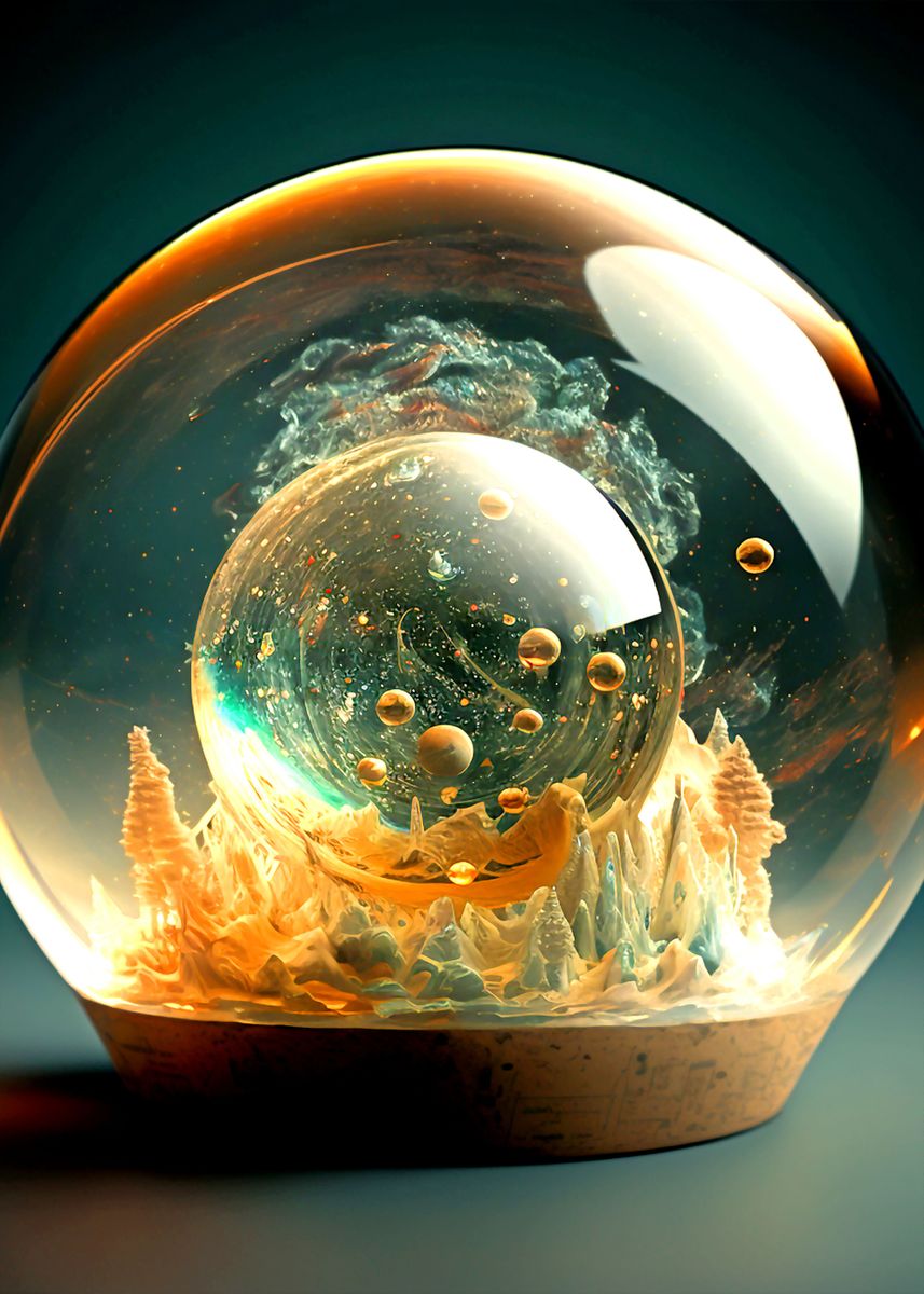 'Crystal Ball' Poster, picture, metal print, paint by Nemory Artist ...