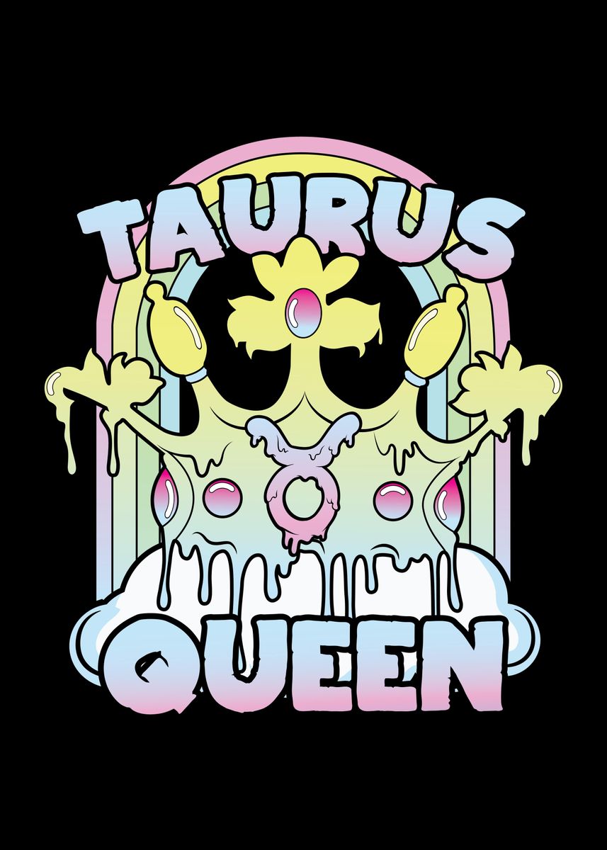 'Bull Queen' Poster, picture, metal print, paint by ZS C O M M E R C E ...