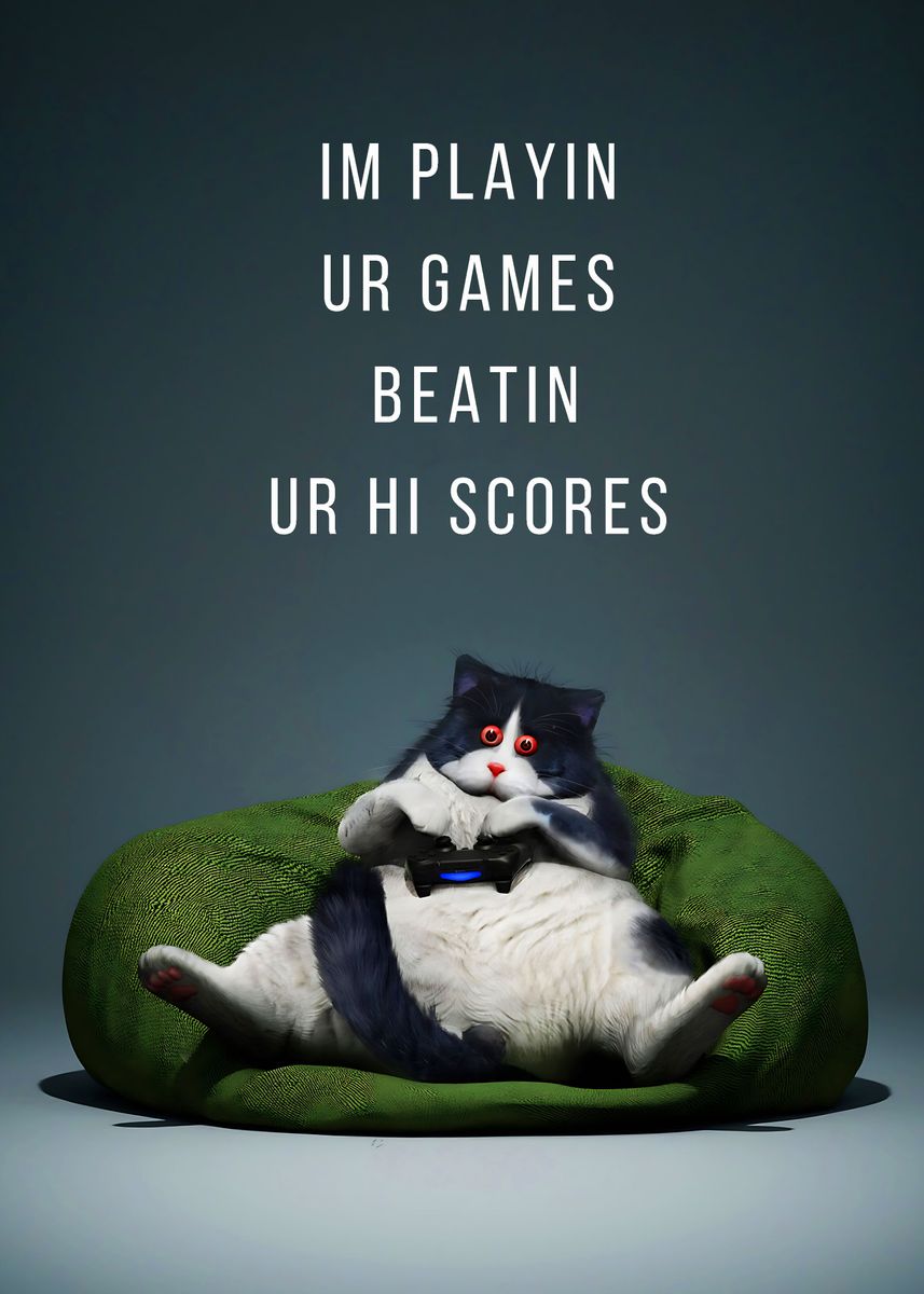 'Playing your games' Poster, picture, metal print, paint by HOLOSOMNIA ...