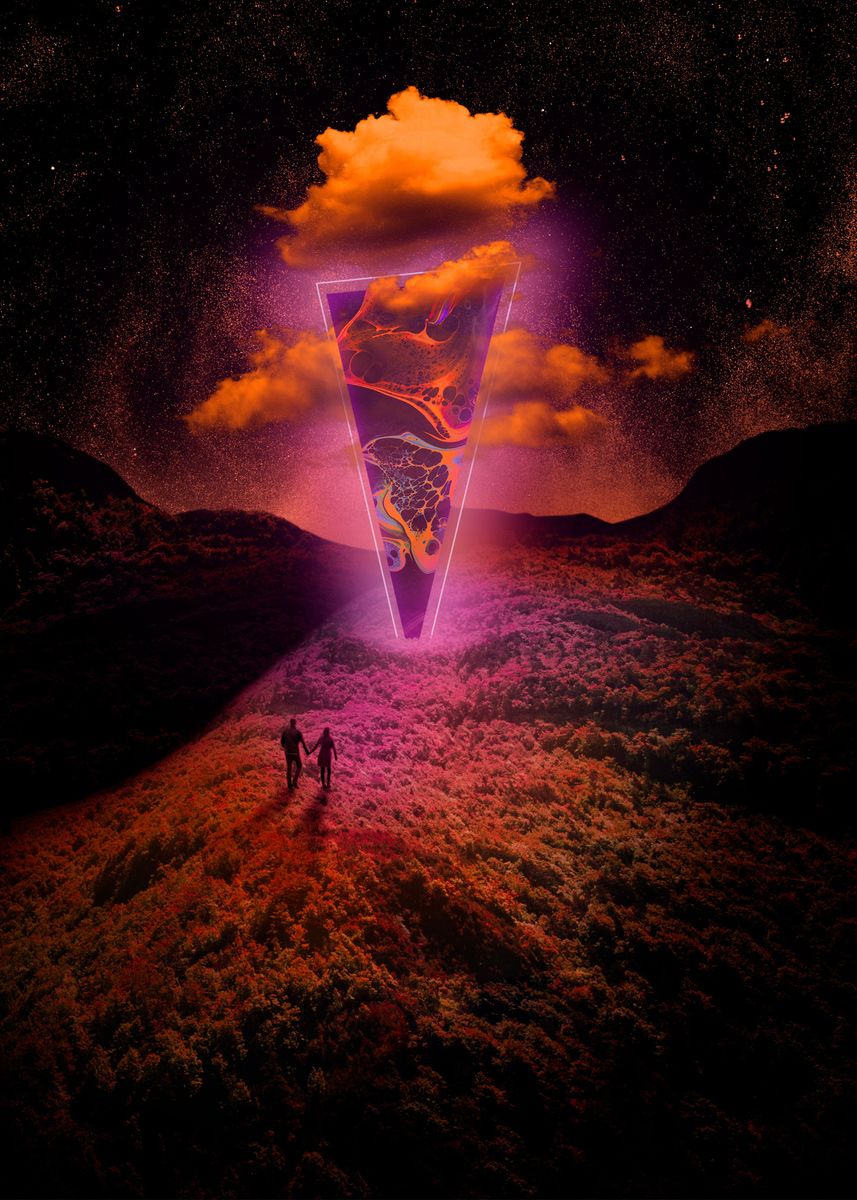 'Colors of Space' Poster, picture, metal print, paint by Azlan Xavier ...