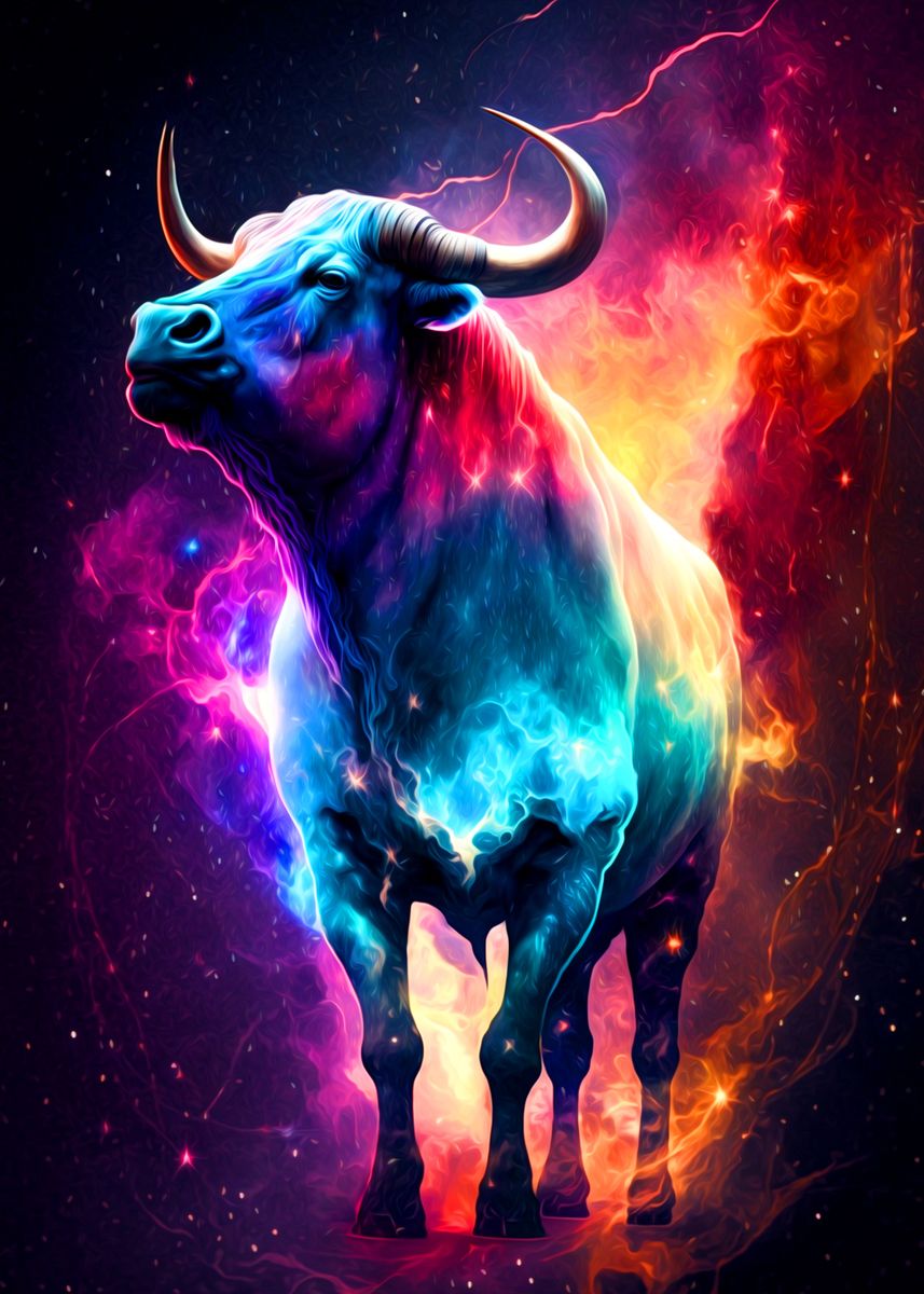 'Buffalo' Poster, picture, metal print, paint by Tiker Arts | Displate