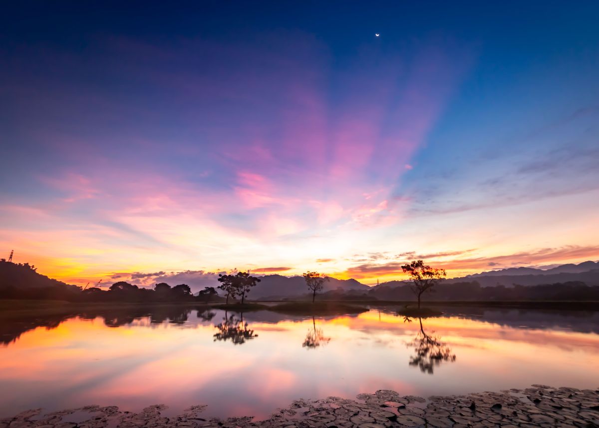 'Taiwan Sunrise View' Poster by HanPing Tseng | Displate