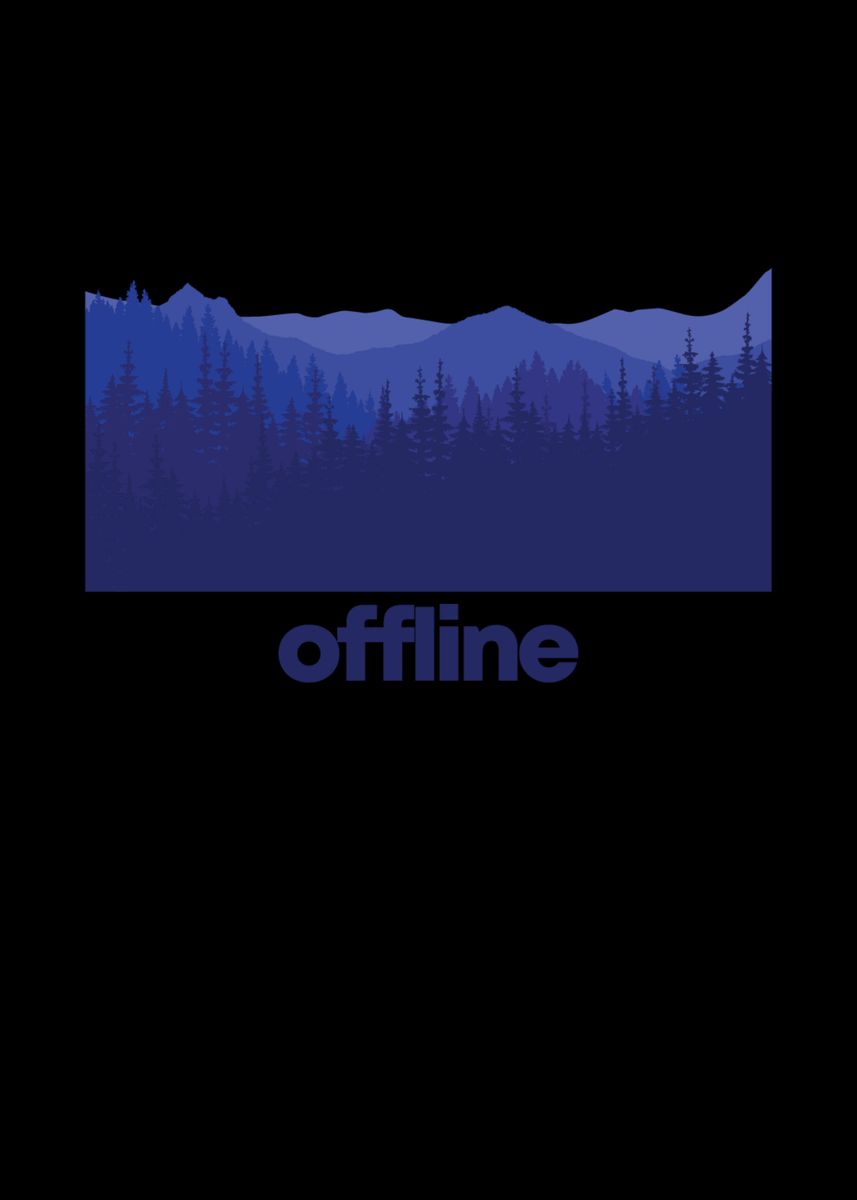 'Offline' Poster by bananadesign | Displate