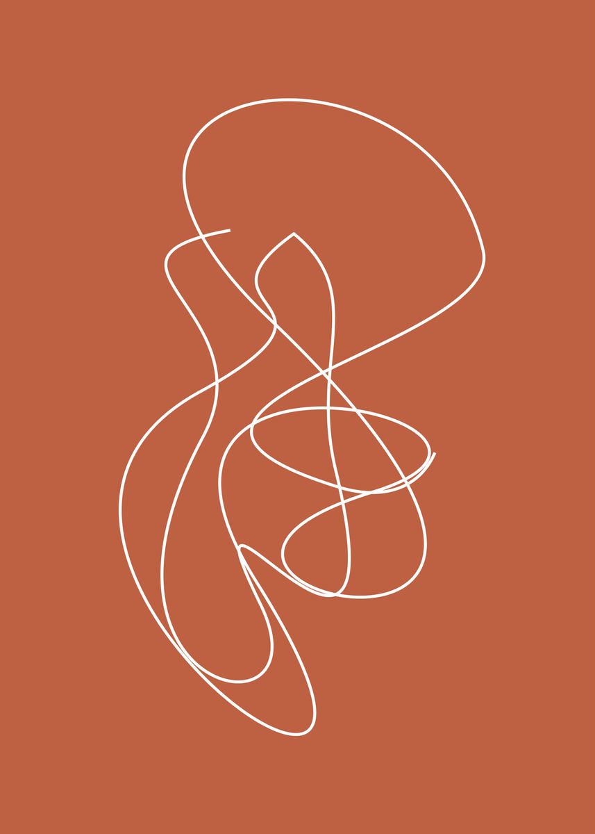 'abstract line4' Poster, picture, metal print, paint by Ratna Mutia ...