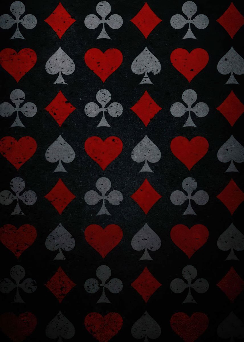 'Card Posters' Poster, picture, metal print, paint by vibes design ...