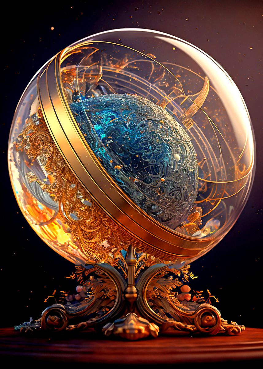 'Crystal Ball' Poster, picture, metal print, paint by Nemory Artist ...