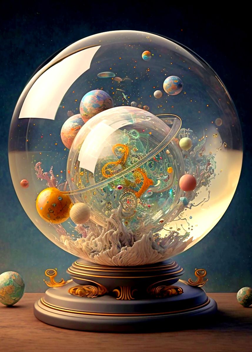 'Crystal Ball' Poster by Nemory Artist | Displate