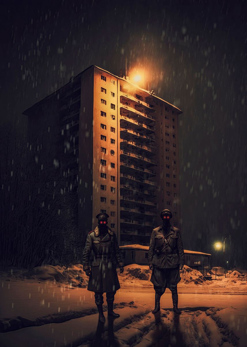 'Microdistrict' Poster, picture, metal print, paint by AndrejZT | Displate