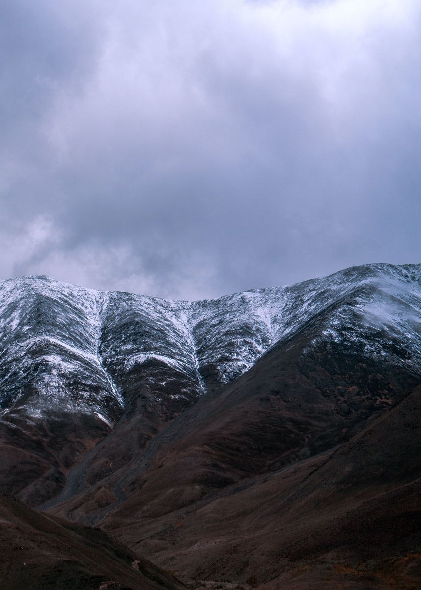 'Snow Mountain' Poster, picture, metal print, paint by Jesica Hell ...