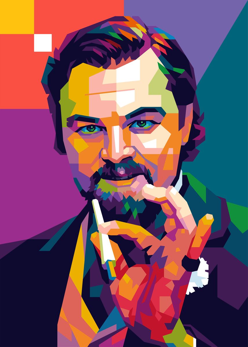 'calvin candie django' Poster, picture, metal print, paint by Ananda ...