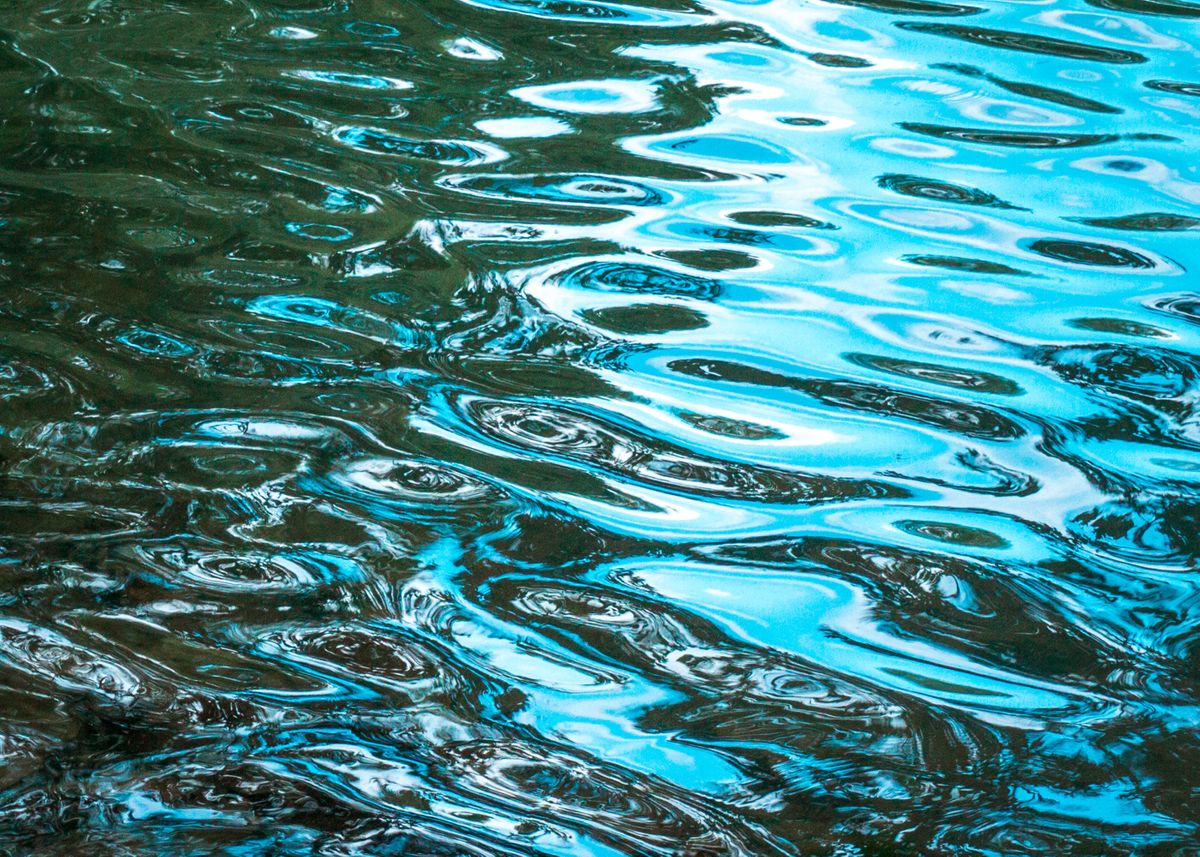 'Ripples flowing in a lake' Poster by Michael Deemer | Displate