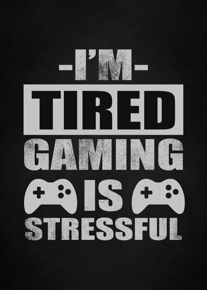 'gaming gamer' Poster, picture, metal print, paint by Motivation ...