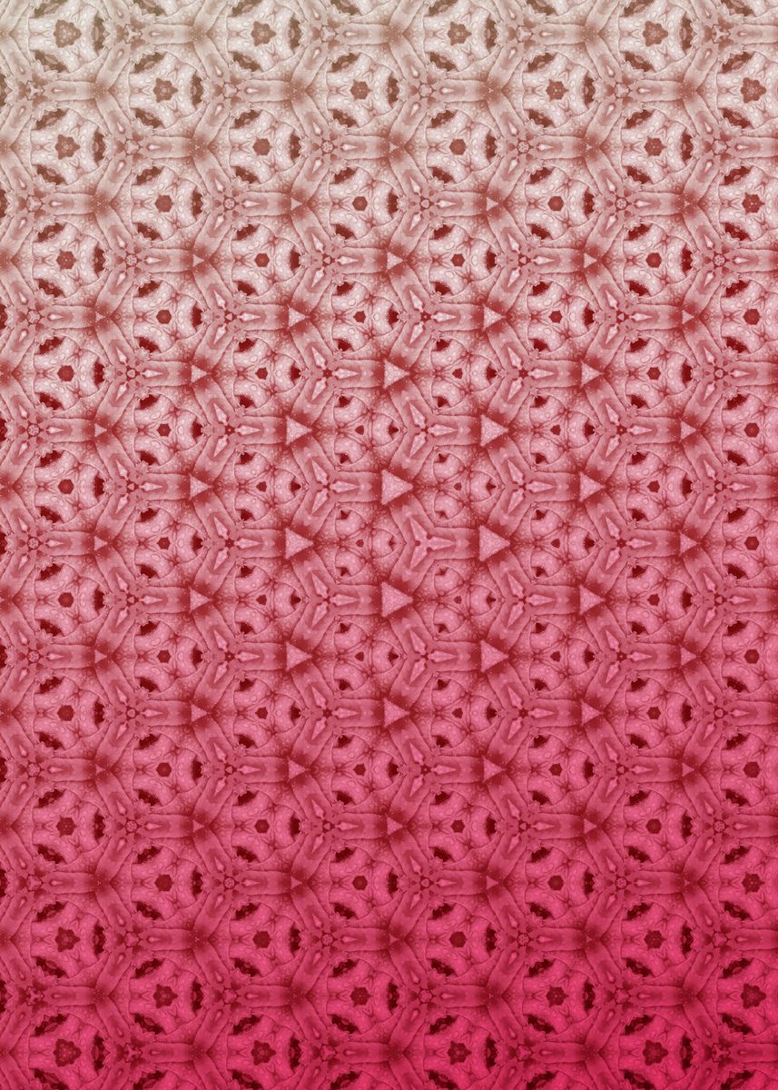 'Abstract magenta flowers' Poster by Edy Art Space | Displate